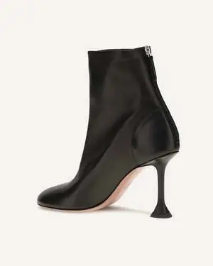 Amina Muaddi Iris Nappa Booties