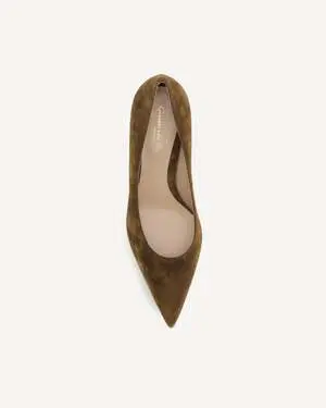 GIANVITO ROSSI Camtexa Suede Pumps