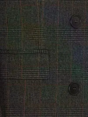 RUE DU BAC Check-pattern Double-breasted Blazer