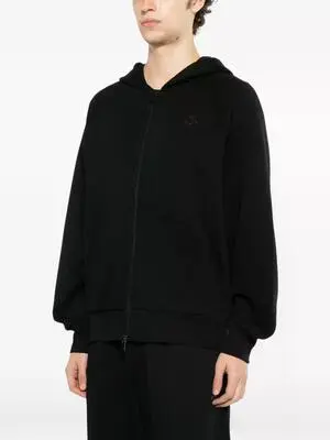 Moose Knuckles Logo-patch Zip-up Hoodie