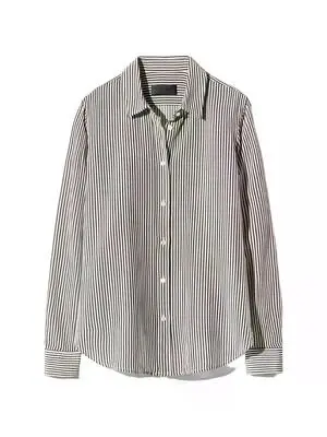 NILI LOTAN Gaia Vertical-stripe Shirt