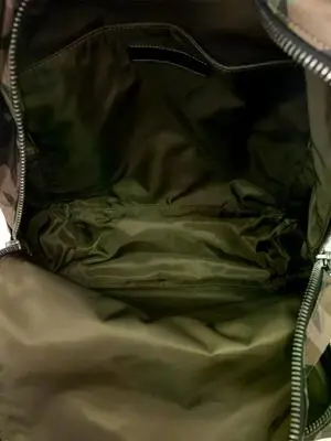 Valentino Garavani 2018-2026 Nylon Rockstud Camouflage Stars Backpack