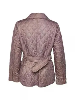 Burberry Brit Quilted Belted Jacket