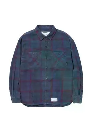 NEIGHBORHOOD Savage Tartan Check Shirt - Blue