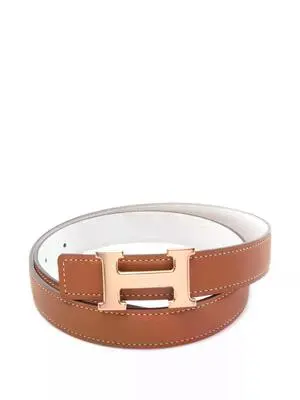 Hermès 2024 Constance H-belt Reversible Belt - Brown