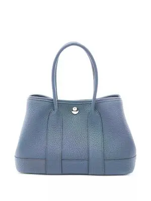 Hermès 2026 23 Neo Garden Bruton Tote Bag - Blue