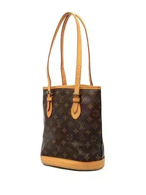 LOUIS VUITTON 2003 Monogram Petit Bucket Bag