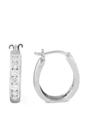 LB EXCLUSIVE Diamond Hoop Earrings