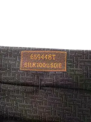 Hermès 2010 H Logo Pattern Tie