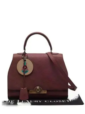 Moynat Mm Réjane Grained Leather Tote Bag