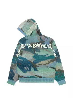 AAPE BY *A BATHING APE Camouflage-print Zip-up Hoodie
