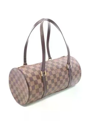 LOUIS VUITTON 2004 Papillon 30 Damier Ebene Tote Bag