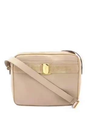 FERRAGAMO 2000s Vara-bow Shoulder Bag - Neutrals