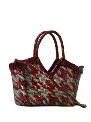 VIPERA Monet Woven Tote Bag - Red