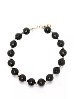 ALESSANDRO ENRIQUEZ Bead-embellished Necklace - Black