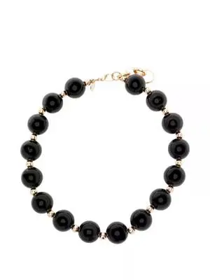 ALESSANDRO ENRIQUEZ Bead-embellished Necklace - Black