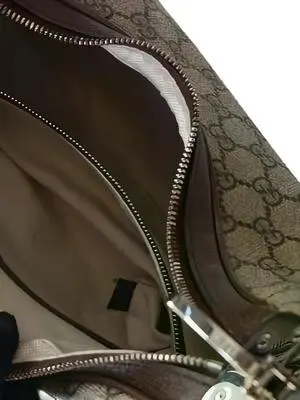 Gucci 2016-2026 Medium Gg Supreme Web Attache Crossbody Bag