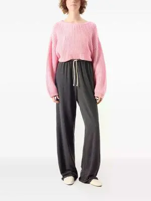 American Vintage Ypawood Drawstring-waist Track Pants - Grey
