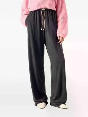 American Vintage Ypawood Drawstring-waist Track Pants - Grey