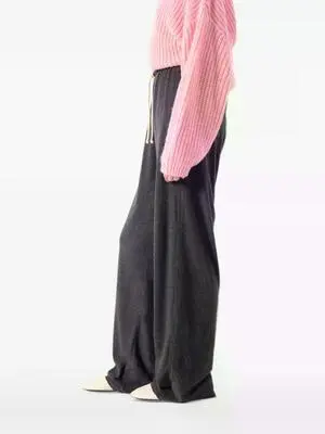 American Vintage Ypawood Drawstring-waist Track Pants - Grey