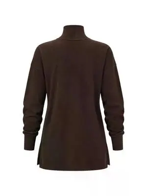 EMME High-neck Side-slit Sweater