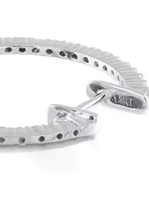 LB EXCLUSIVE Diamond Inside-out Hoop Earrings