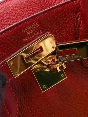 Hermès 2005 35 Birkin Clemence Tote Bag