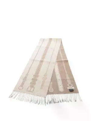 Hermès 2010s Sangles Equestres Scarf - Neutrals