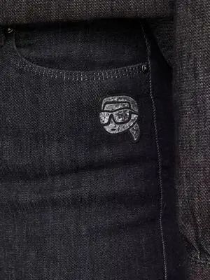 Karl Lagerfeld Ikonik Patch Skinny-fit Jeans