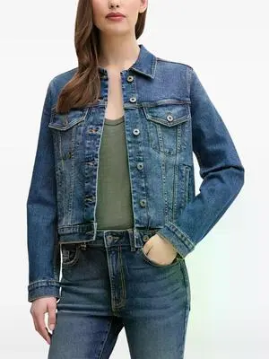 BENETTON Button-up Denim Jacket - Blue