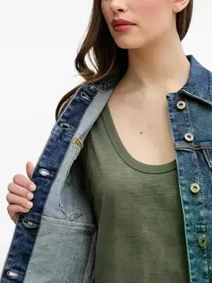 BENETTON Button-up Denim Jacket