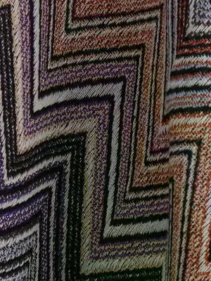 Missoni Zigzag-knit Fringed Poncho