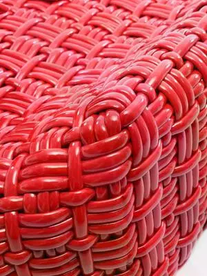 Balenciaga 2010s Xs Bistro Basket Two-way Tote Bag - Red