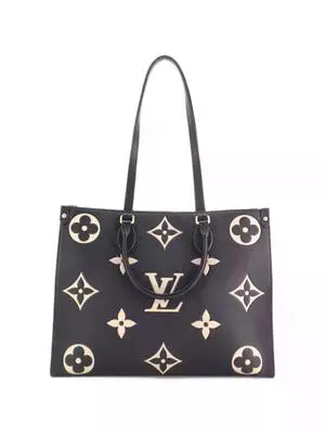LOUIS VUITTON Onthego Tote Bicolor Monogram Empreinte Giant Mm Shoulder Bag
