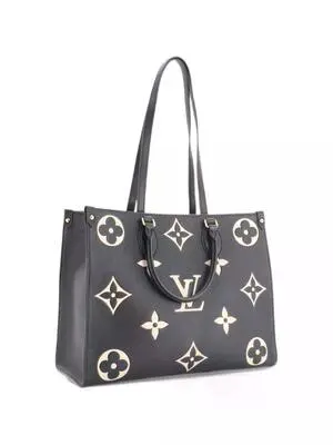 LOUIS VUITTON Onthego Tote Bicolor Monogram Empreinte Giant Mm Shoulder Bag