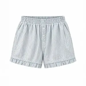 ANOTHER GIRL Cotton Stripe Boxer Shorts