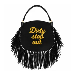 LILLY LOVES Dirty Stop Out Tassel Bag