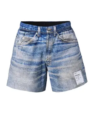 Satisfy Wash-processed Denim Shorts - Gray