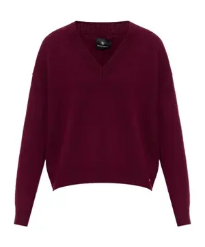 ANINE BING Lee V-neck Knitted Sweater