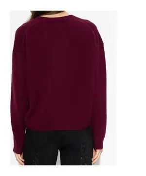 ANINE BING Lee V-neck Knitted Sweater