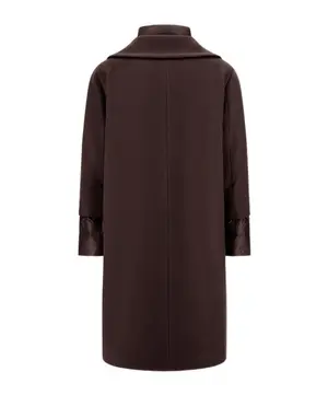 Herno Coat In Sable-effect Wool And Nylon Ultralight