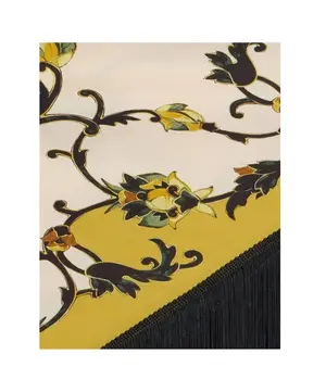 La DoubleJ Reversible Fringe Foulard 90