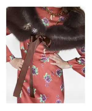 Liu Jo Embellished Faux-fur Scarf