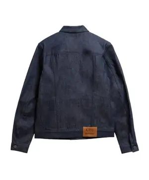 Barbour X A.p.c. Trucker Denim Jacket - Black