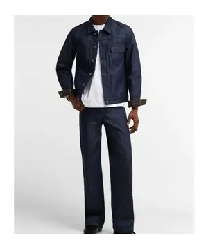 Barbour X A.p.c. Trucker Denim Jacket - Black