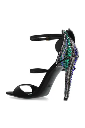 Versace Round-toe High-heeled Sandals