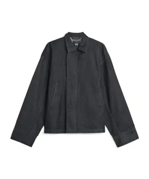 Y3 Denim Blouson Jacket - Black