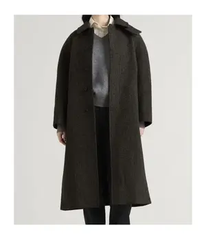 DUNST Long-sleeved Collared Coat