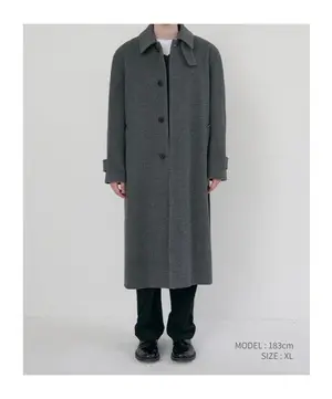 DUNST Cashmere Trench Coat With Tie-waist