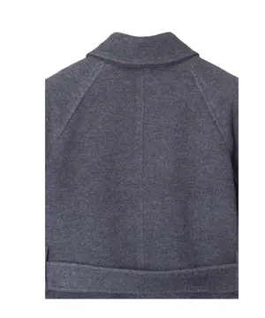 DUNST Cashmere Trench Coat With Tie-waist